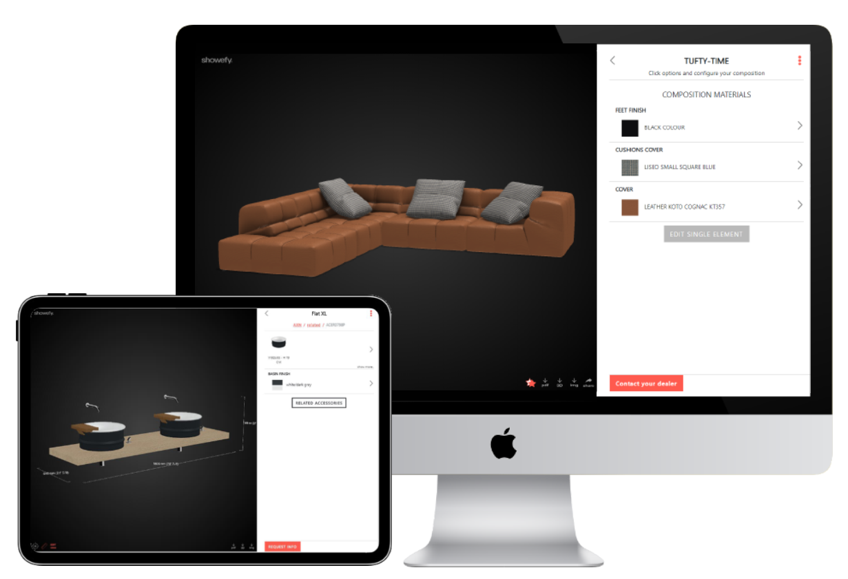 Showefy - smartest and finest photorealistic web configuration system